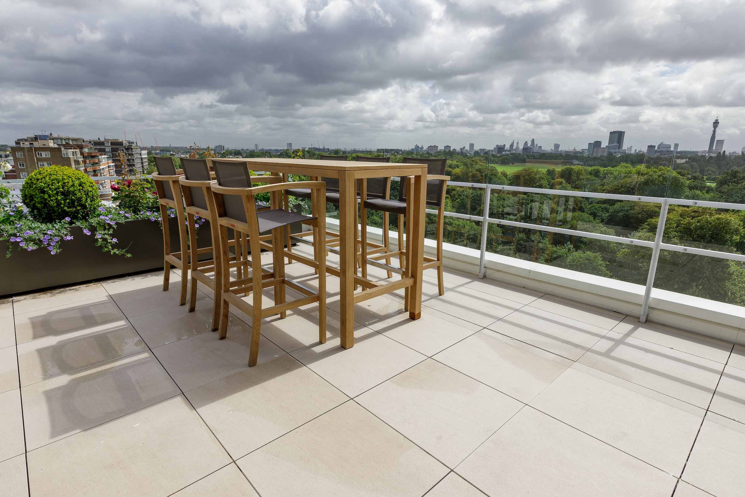 Roof Terrace Garden Imperial Court Regents Park London