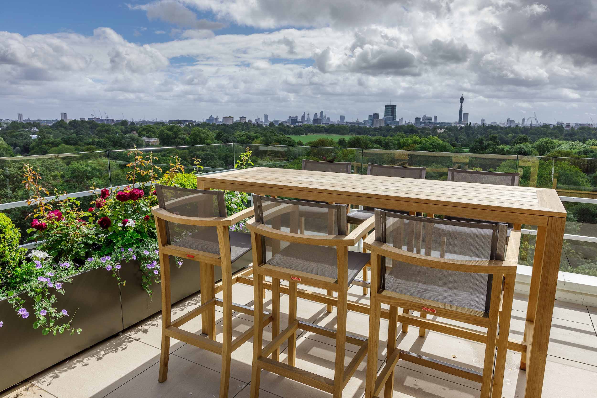 Roof Terrace Garden Imperial Court Regents Park London