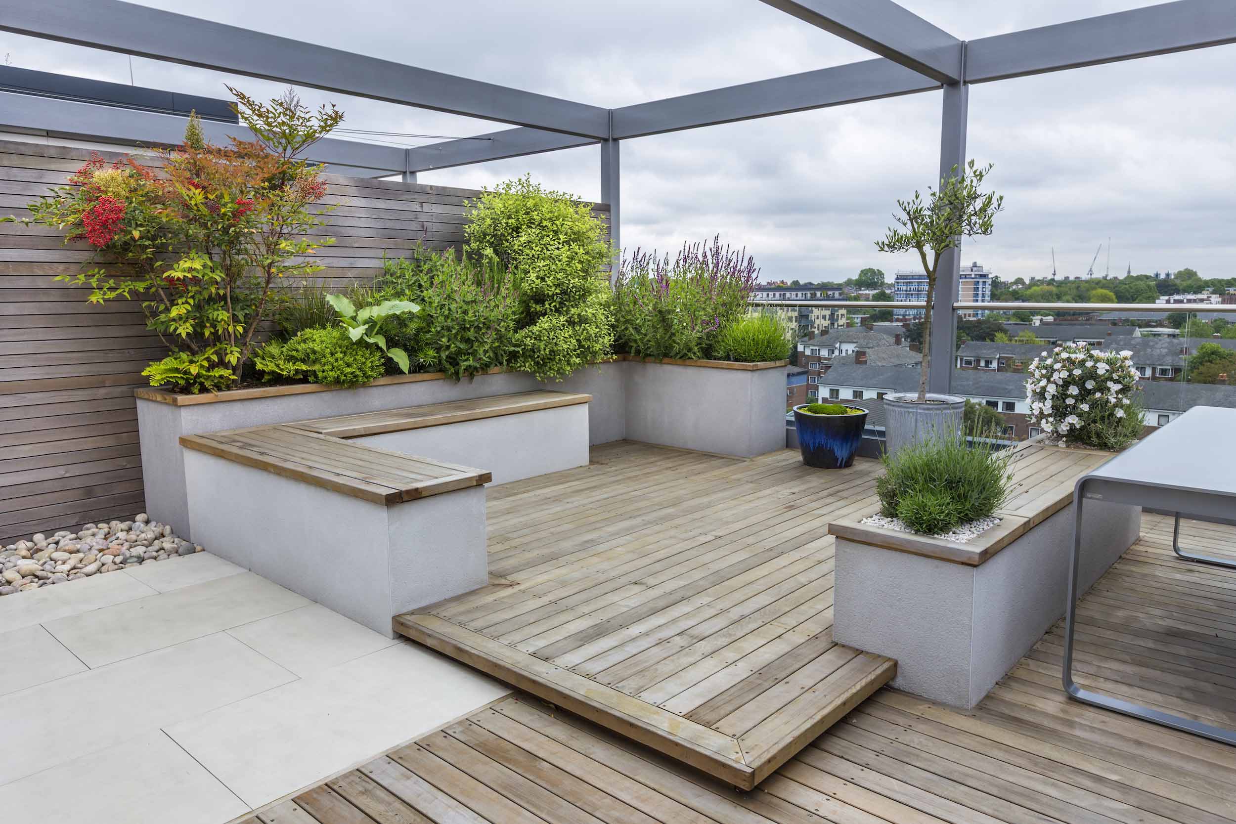 Roof Terrace Garden Design Penthouse Apartment King's Cross