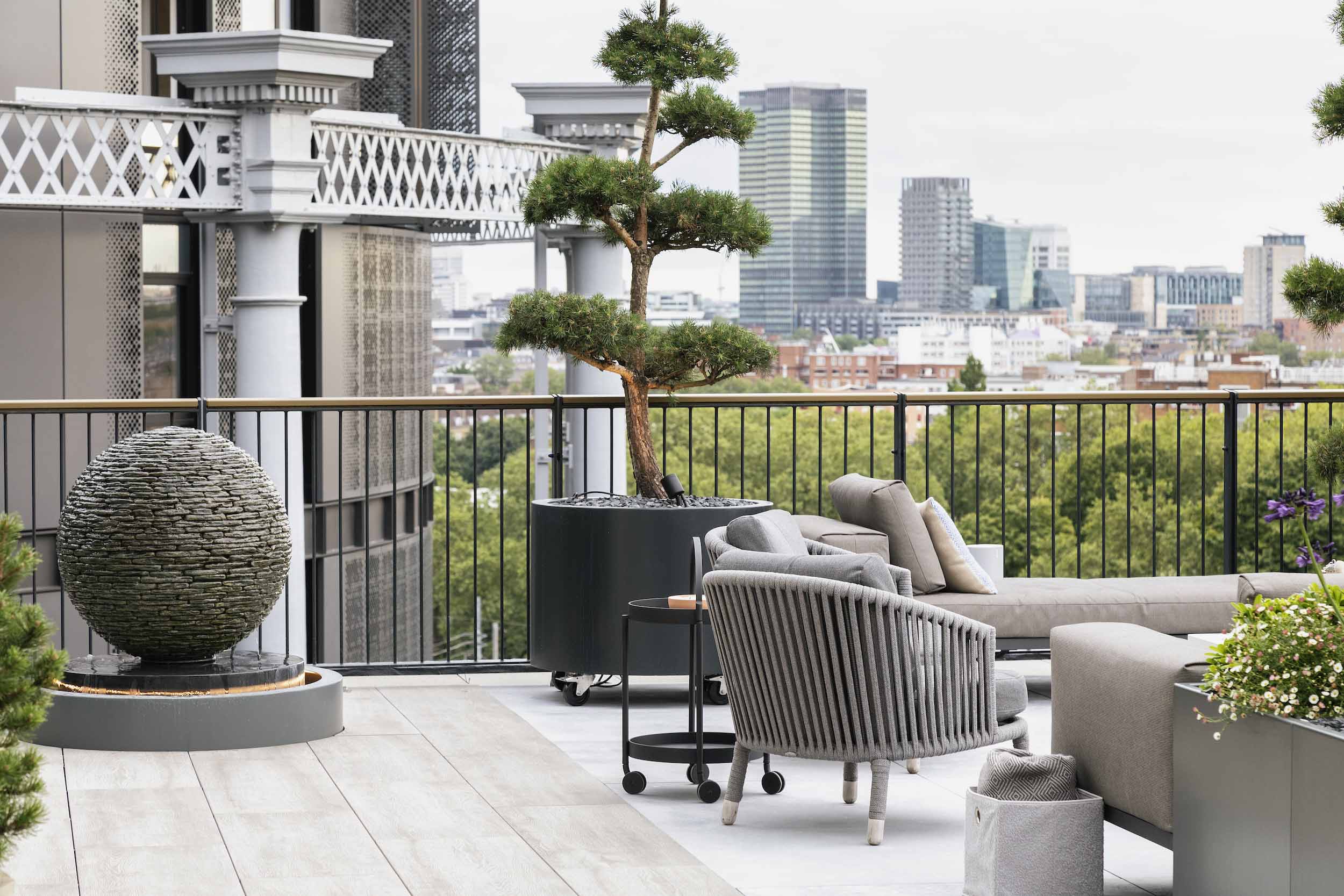 Roof Garden Terrace Designer Mayfair Emily Erlam Garden Builder