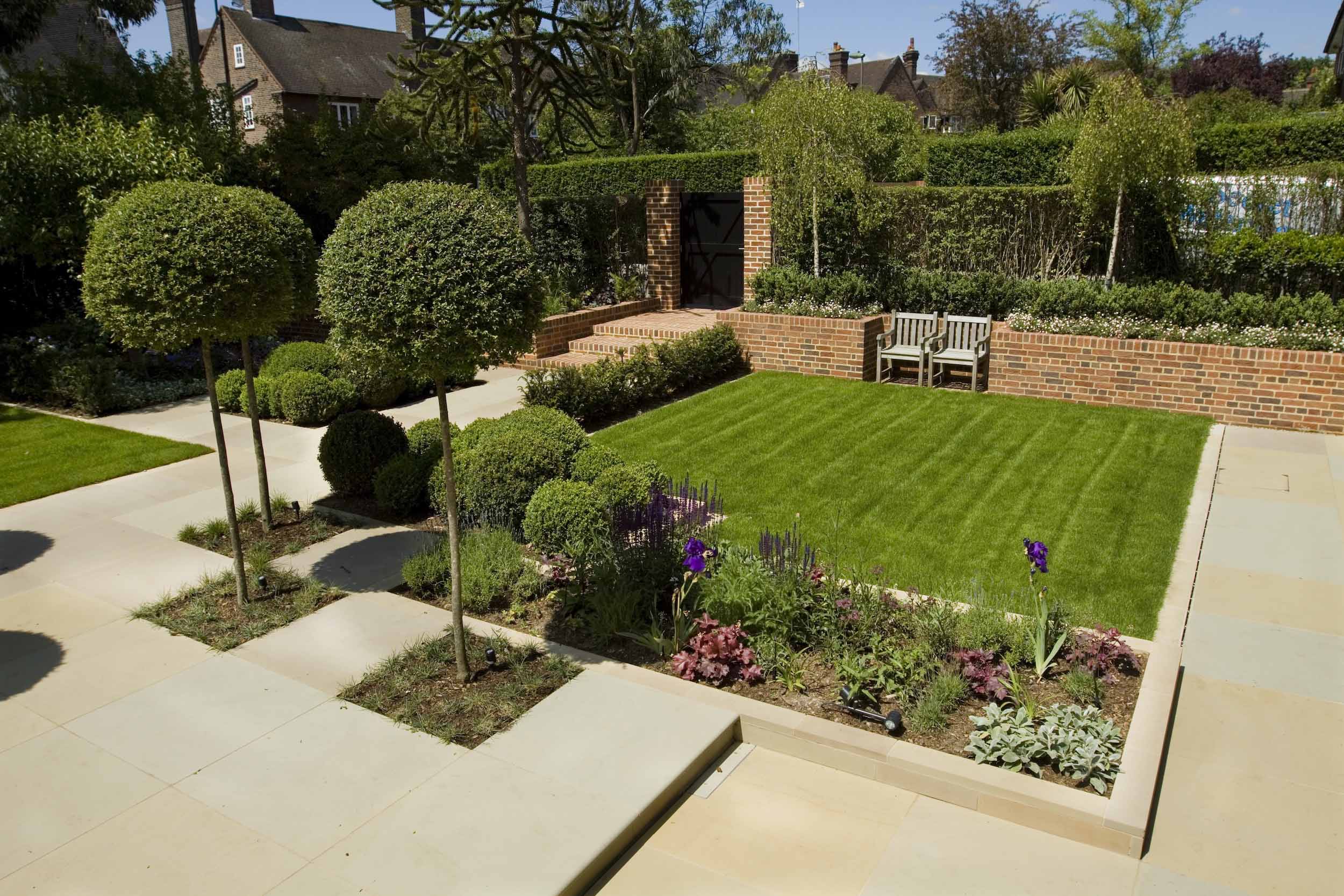 Stunning Suburban Garden Constructed Hampstead Design Lynne