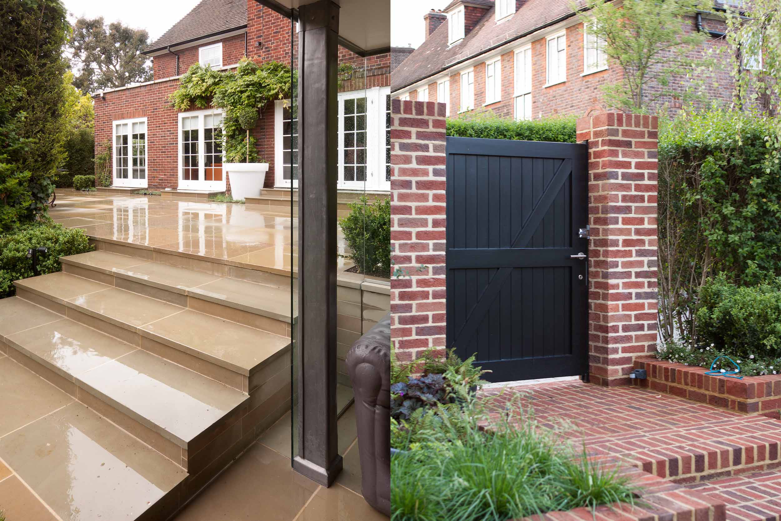 Stunning Suburban Garden Constructed Hampstead Design Lynne