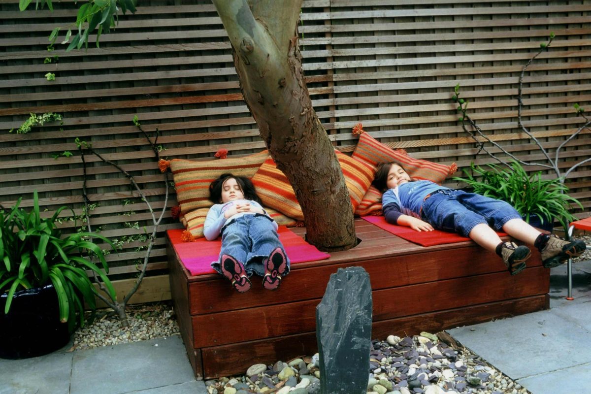 Child Friendly Lawn Low-Maintenance Contemporary Design