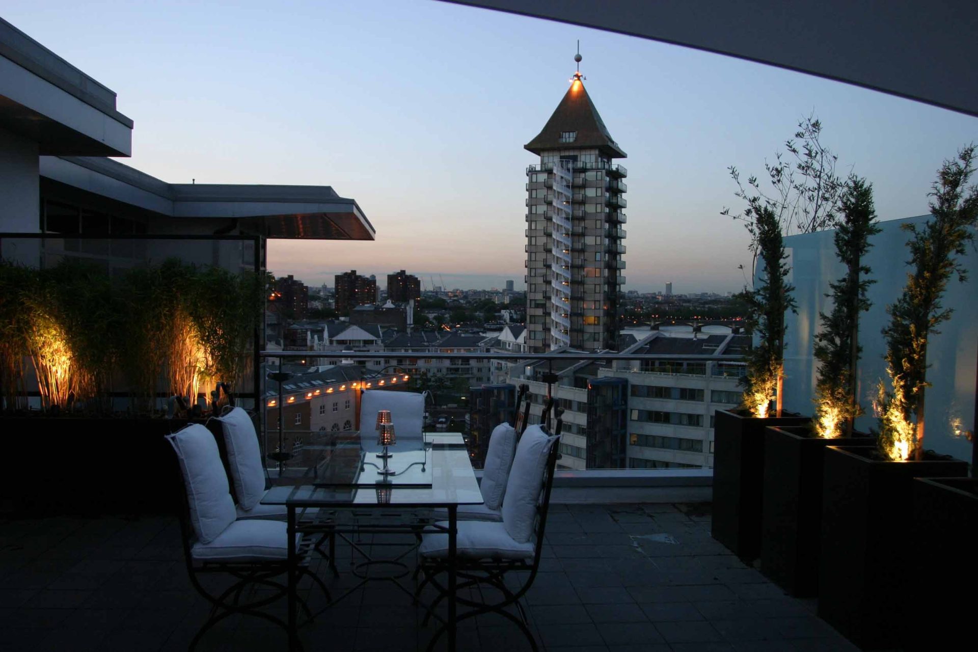 Multi Levelled Roof Garden Terrace Design Imperial Wharf Builders