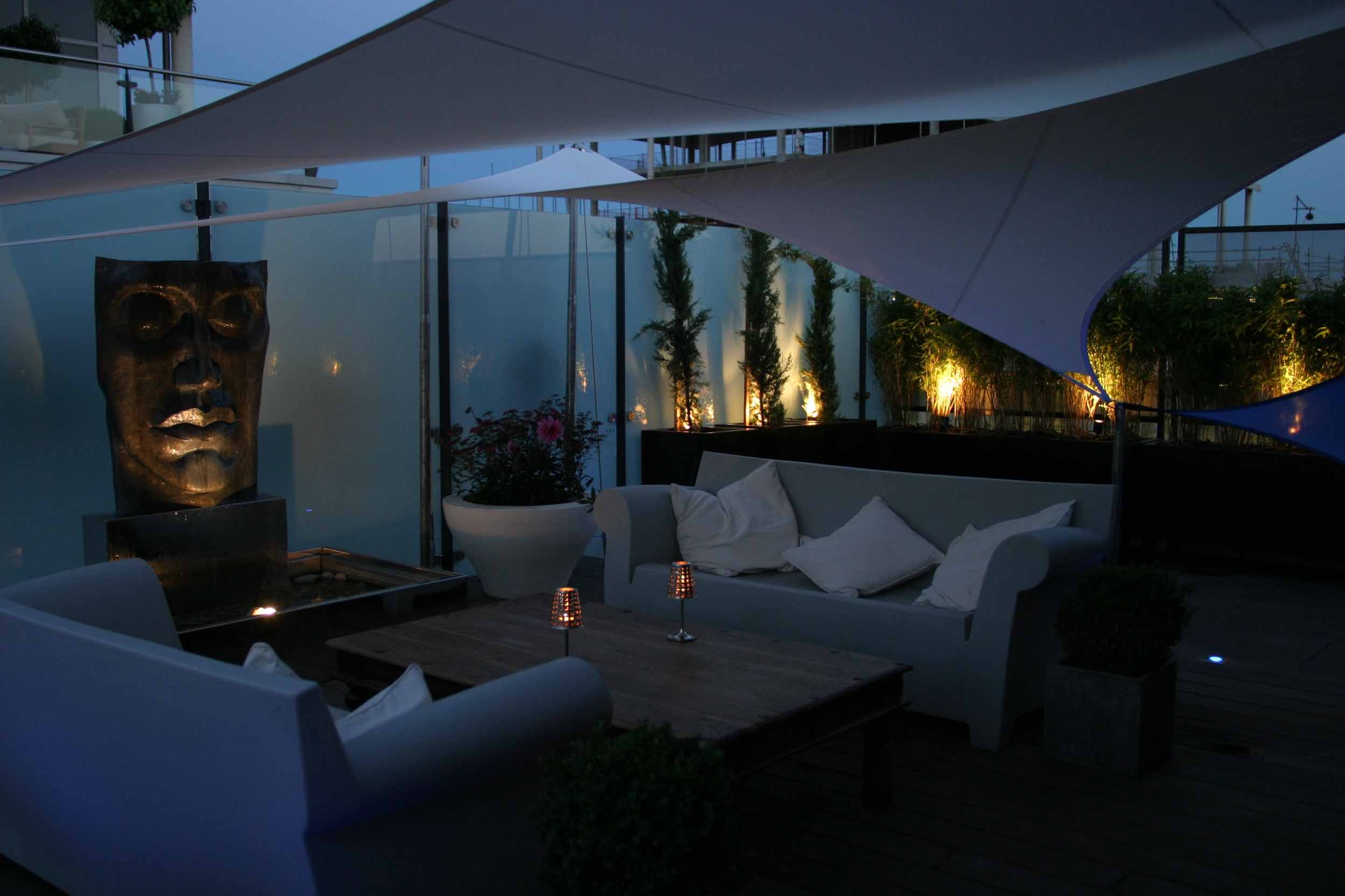 Multi Levelled Roof Garden Terrace Design Imperial Wharf Builders