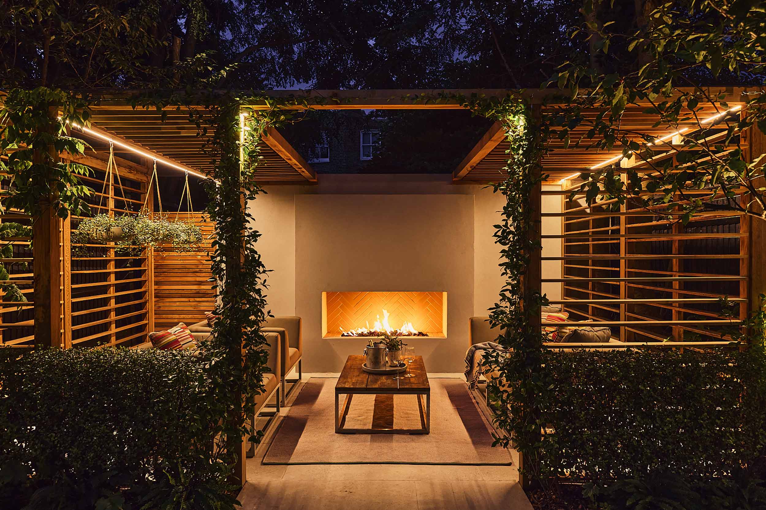 Tooting Garden Designer Sophisticated Outdoor Retreat Kitchen